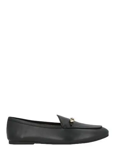 Moschino Leather Loafers With Appliqués - Black