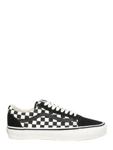 VANS Leather And Textile Fiber Sneakers - Black