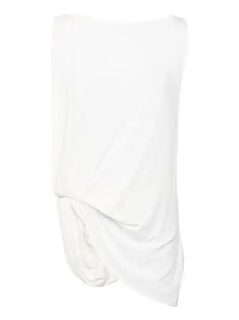 Jacquemus Ribbed Jersey Top - White