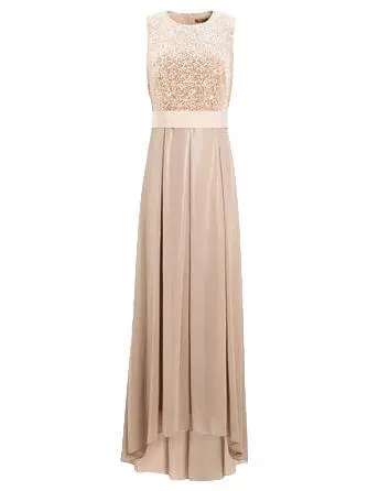 Peserico Maxi Gown - Beige