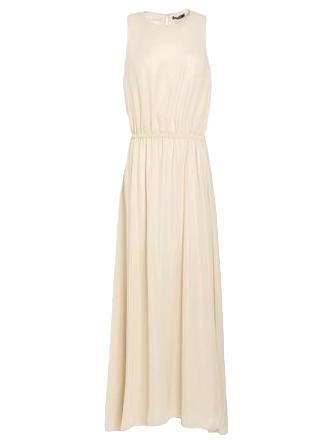Peserico Maxi Flared Dress - Sand