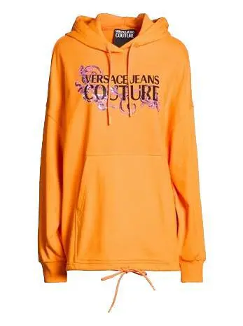 Versace Cotton French Terry Sweatshirt - Orange
