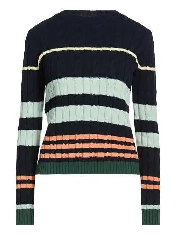 Max Mara Intarsia-knit Lightweight Sweater - Blue
