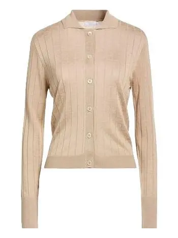 Peserico Cardigan In Viscose And Polyester - Beige