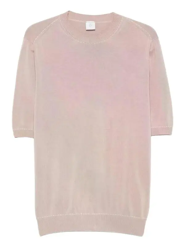 Eleventy Round-neck T-shirt - Pink
