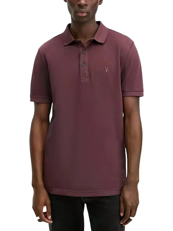 ALLSAINTS Reform Logo-embroidered Polo Shirt - Red