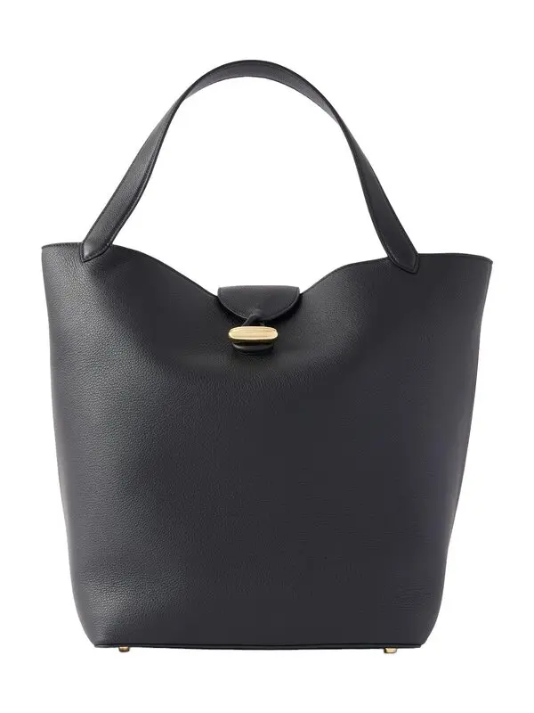 Savette The Anello Leather Tote - Black