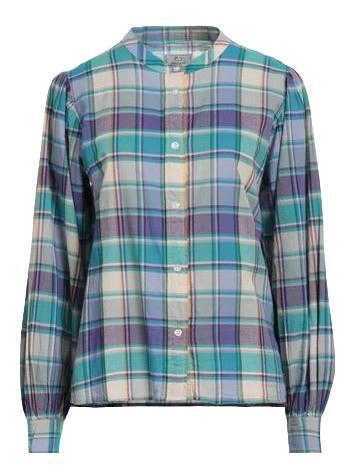 Woolrich Woven Cotton Tartan Shirt - Turquoise