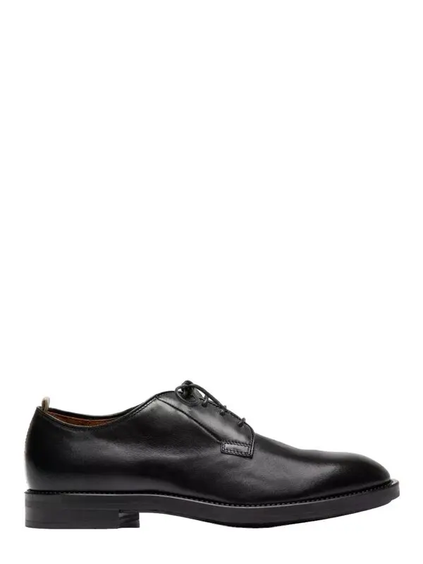 Officine Creative Nappa Leather Derby Shoes - Black
