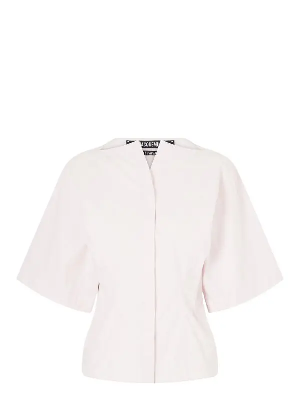 Jacquemus Moisson Cotton-poplin Shirt - Pink