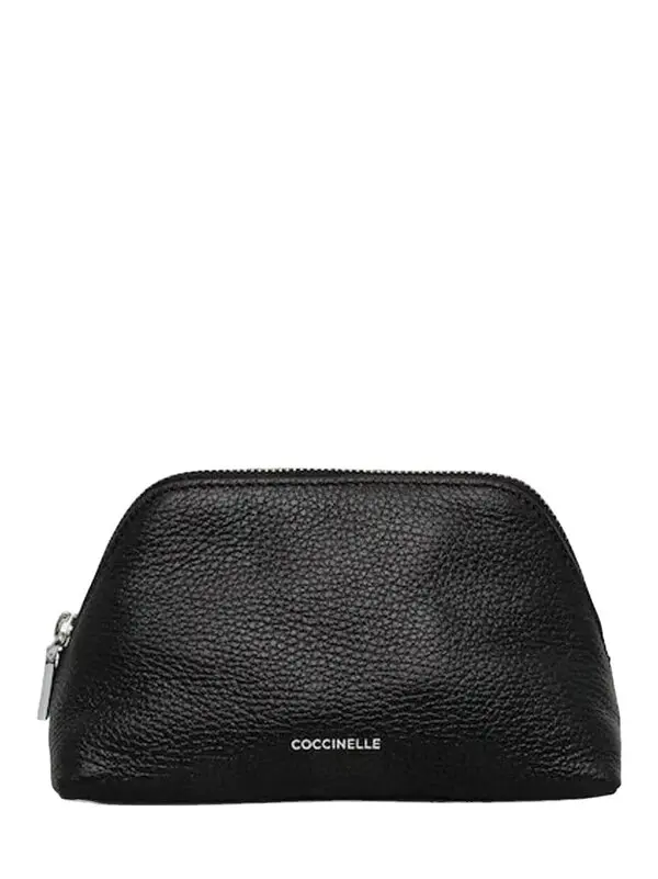 COCCINELLE Helga Medium Makeup Bag - Black