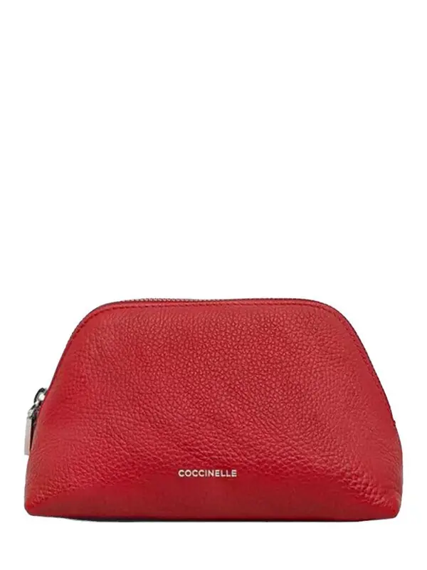 COCCINELLE Medium Helga Makeup Bag - Red