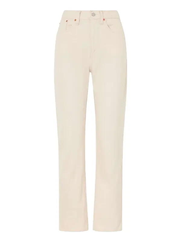 Ralph Lauren Mid-rise Straight-leg Jeans - White