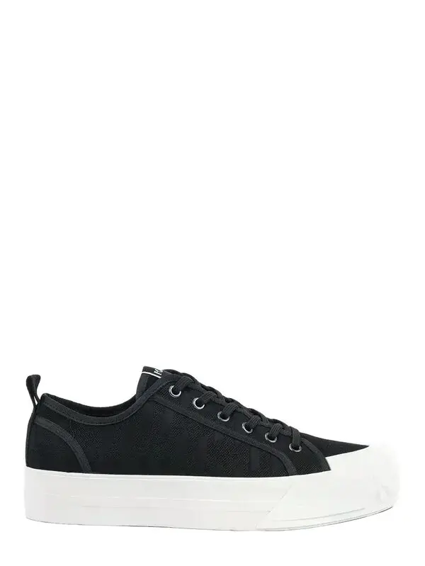 Karl Lagerfeld Lace-up Platform Sneakers - Black