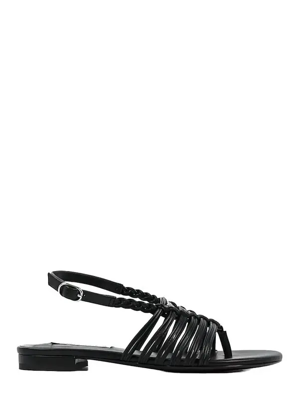 Karl Lagerfeld Alisso Ii Braided Sandals - Black