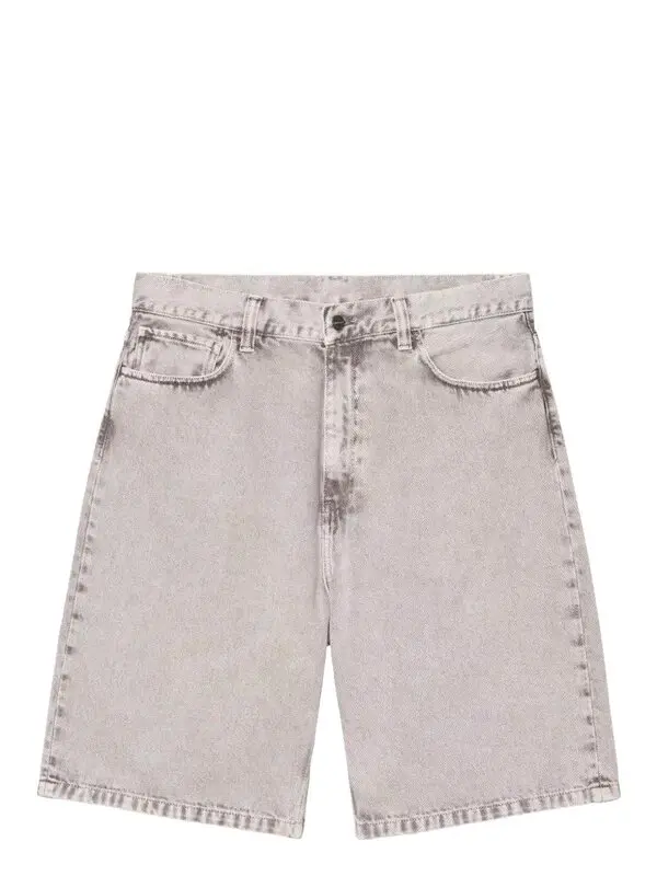 Carhartt Work In Progress Landon Chalk-wash Shorts - Grey
