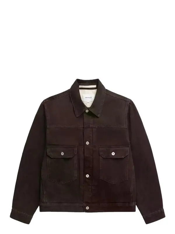 Norse Projects Cotton Pocket Jacket - Brown