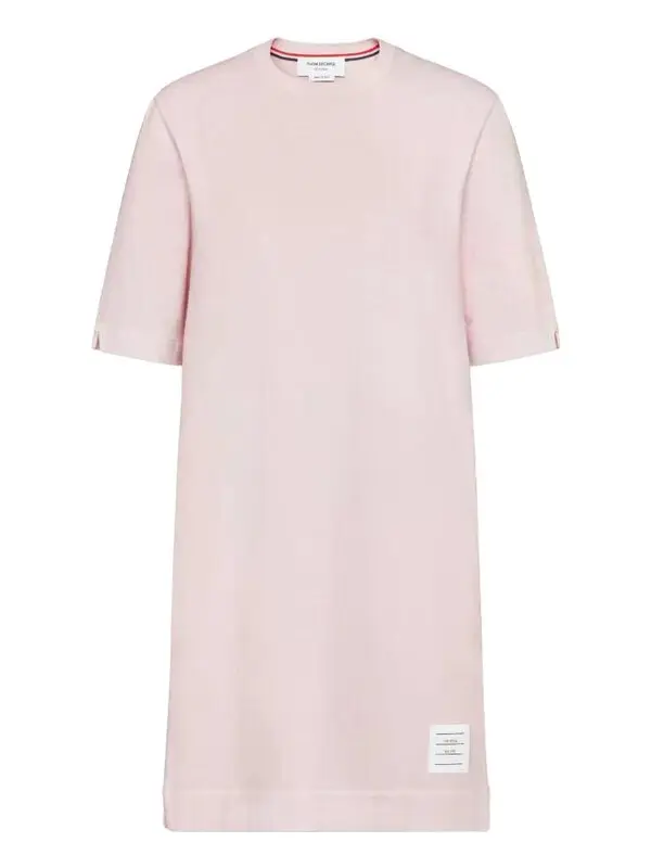 Thom Browne Jersey T-shirt Dress - Pink