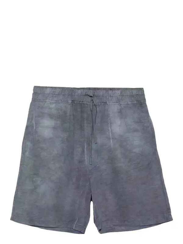 ROBERTO COLLINA Drawstring Pocketed Shorts - Blue