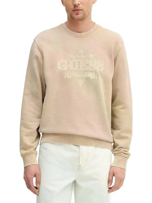 Guess Embroidered Sweatshirt - Neutrals