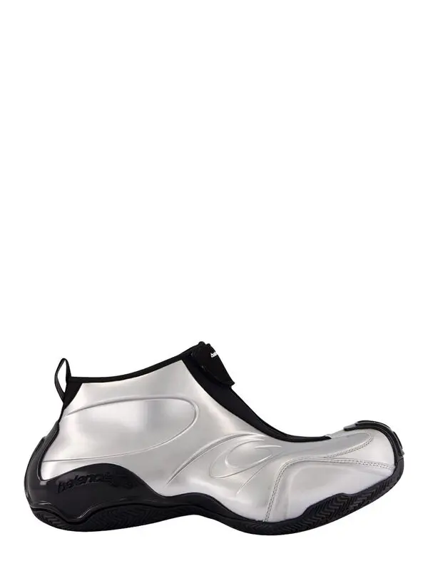 Balenciaga Basketball Sneakers - Silver