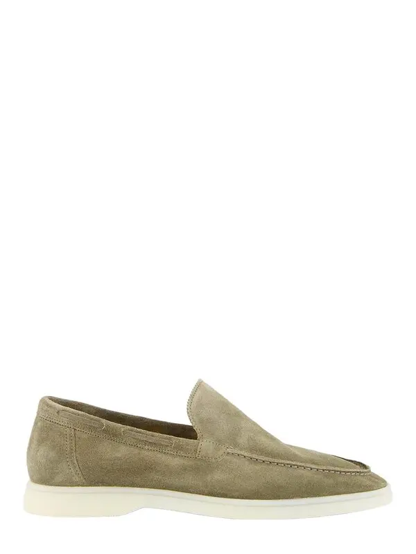 AURELIEN Suede Yacht Loafers - Grey