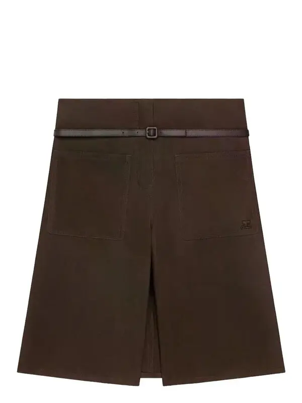 COURREGES Knee-length Skorts - Brown
