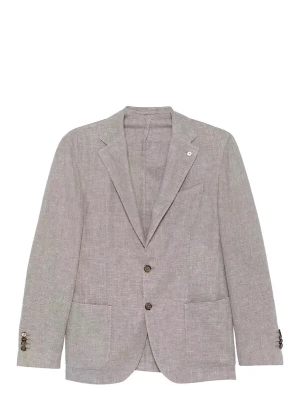 L.B.M. 1911 Button Front Blazer - Grey