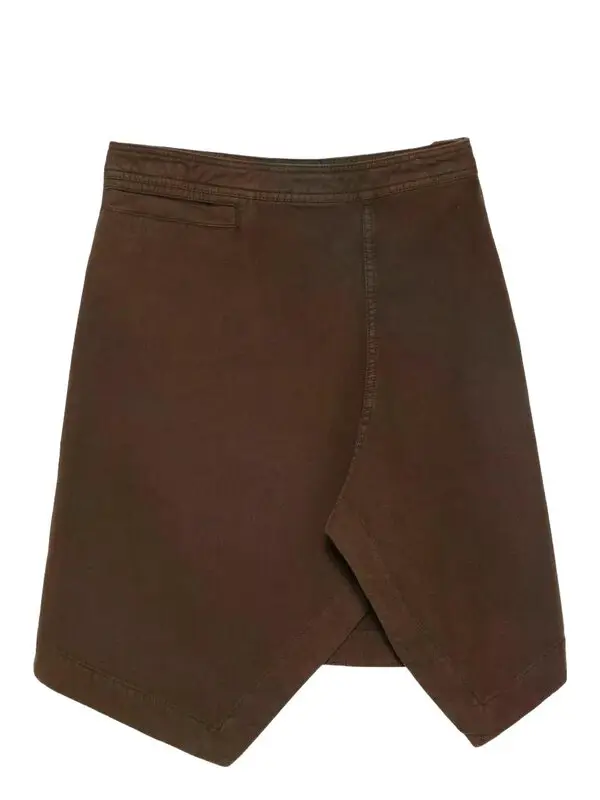 LEMAIRE Asymmetric Skirt - Brown