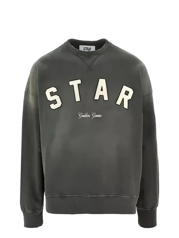 GOLDEN GOOSE Appliqué Sweatshirt - Grey