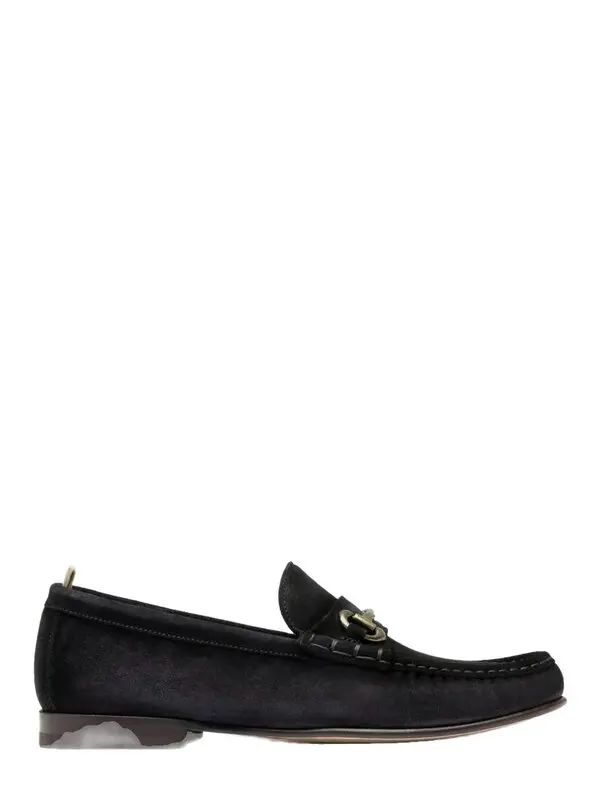 Officine Creative Balfron Horsebit Suede Loafers - Blue