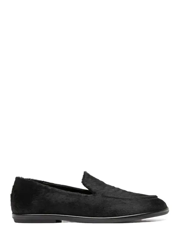 Officine Creative Furry Loafers - Black