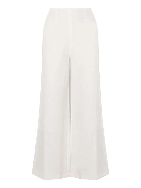 Faithfull The Brand Syna Linen Straight-leg Pants - White