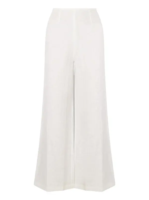 Faithfull The Brand Syna Linen Straight-leg Pants - White