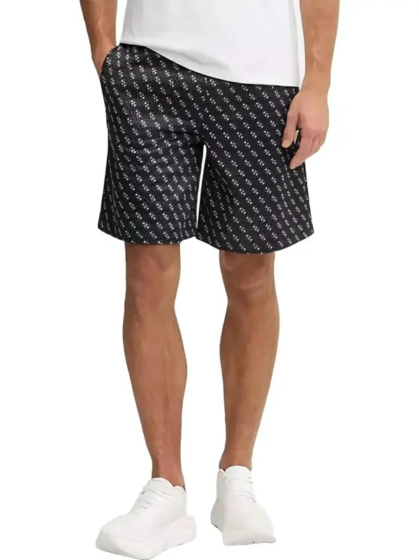 Guess Printed Drawstring Shorts - Black