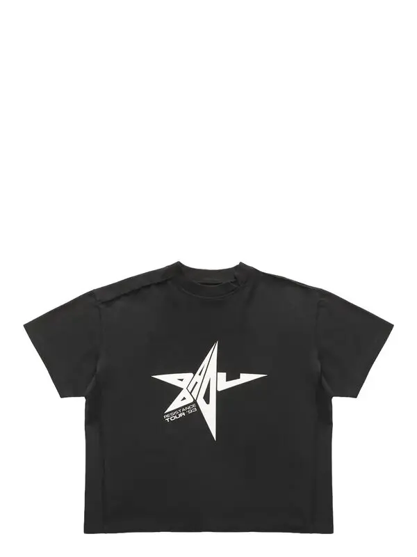 SPENCER BADU Star Print T-shirt - Black