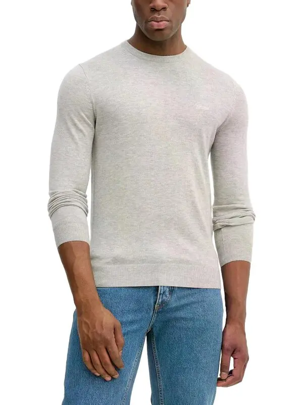Guess Logo-detail Sweater - Grey