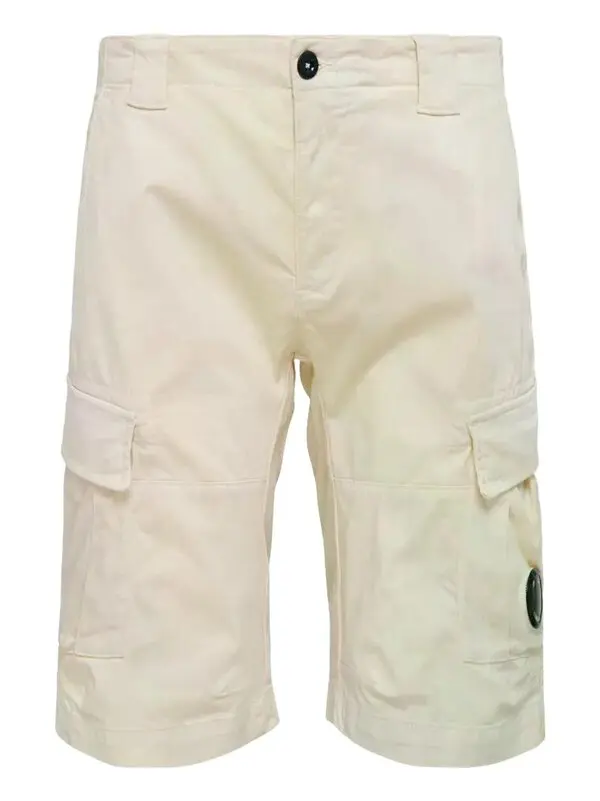 C.P. COMPANY Lens-detail Cargo Shorts - Neutrals