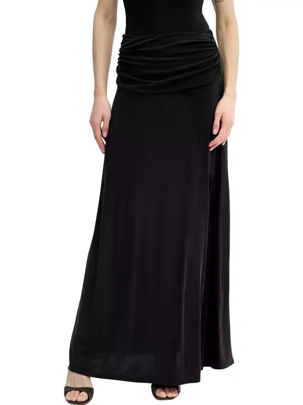 Guess Gathered Maxi Skirt - Black