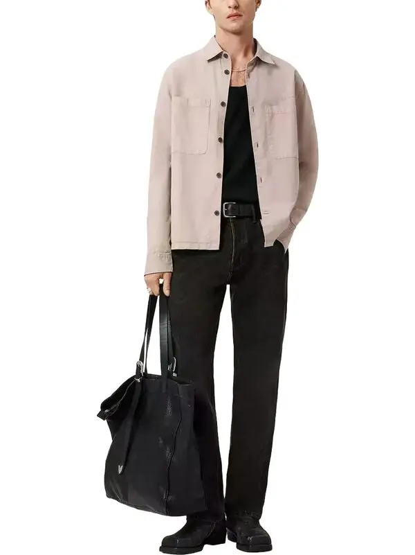 ALLSAINTS Rhodi Chest-pocket Overshirt - Neutrals
