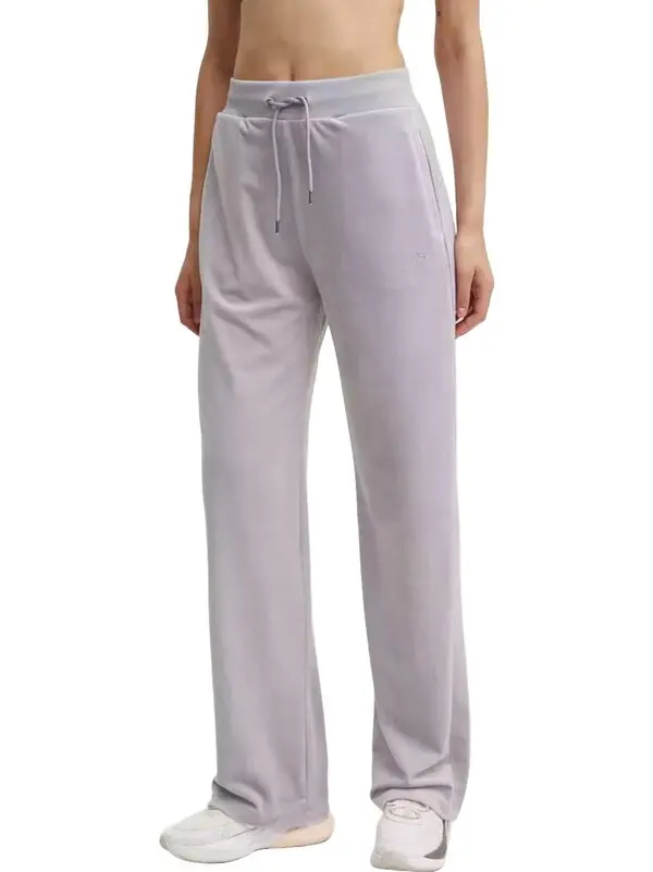 Guess Rhinestone-embellished Track Pants - Purple