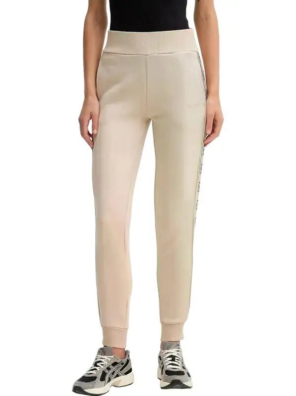 Guess Logo-print Track Pants - Neutrals