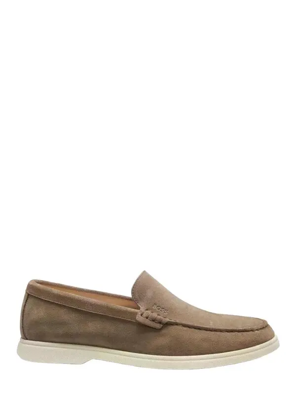 BOSS Sienne Suede Loafers - Neutrals