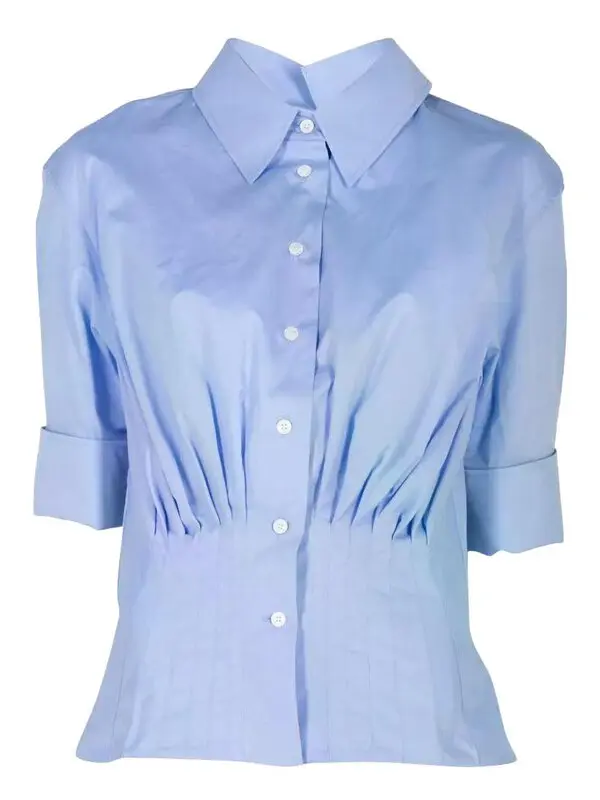 Marni Collared Buttoned Shirt - Blue