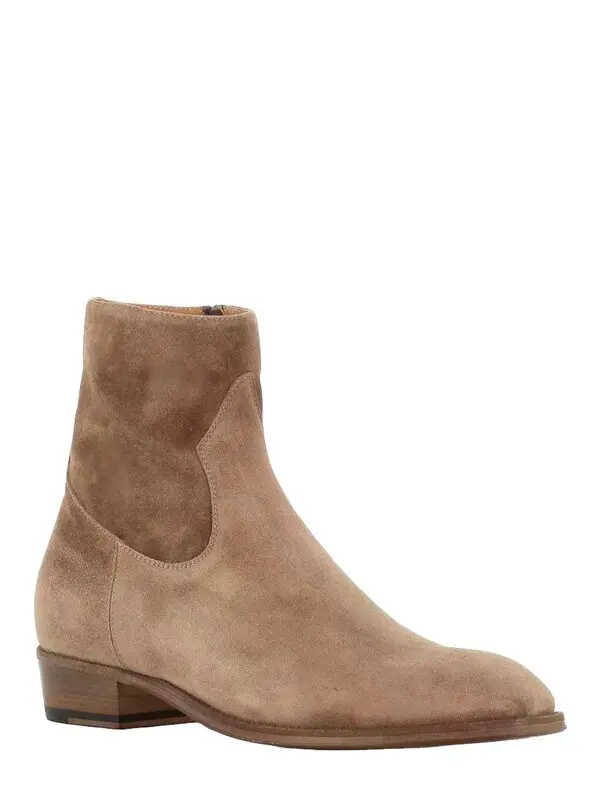 ALBERTO FASCIANI Jason Suede Ankle Boots - Brown