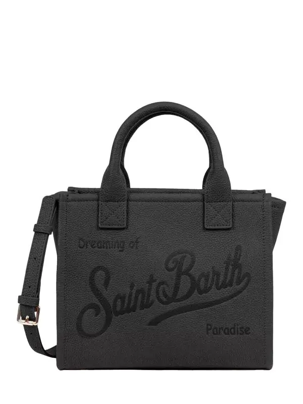MC2 SAINT BARTH Embossed Tote Bag - Black