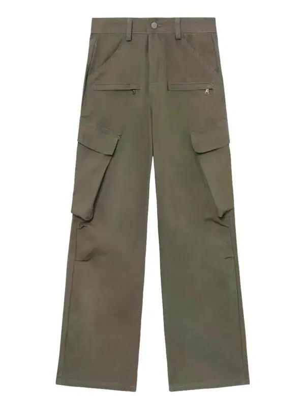 GROUND ZERO Cargo-pocket Trousers - Green