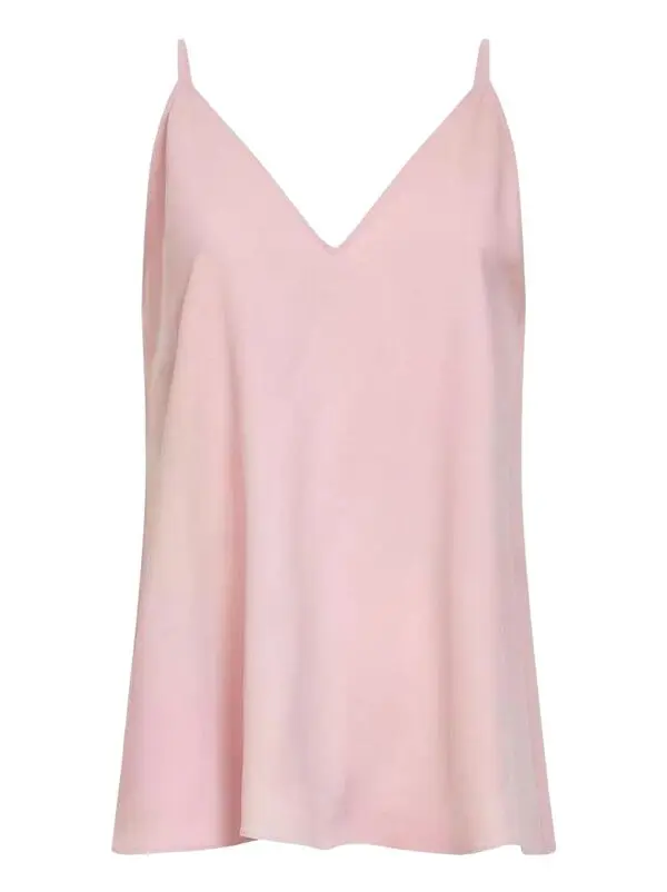 GIANLUCA CAPANNOLO V-neck Top - Pink