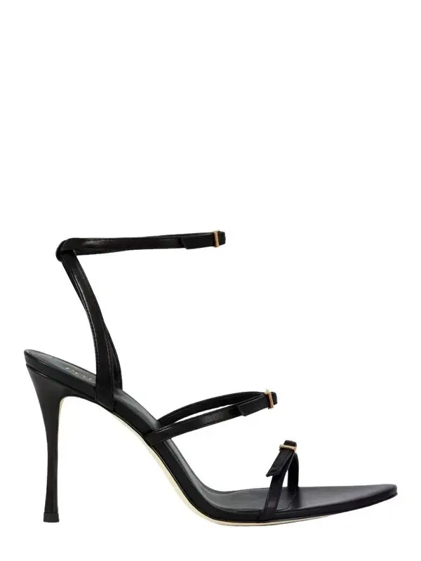 POTAMY Buckle Strap Sandals - Black