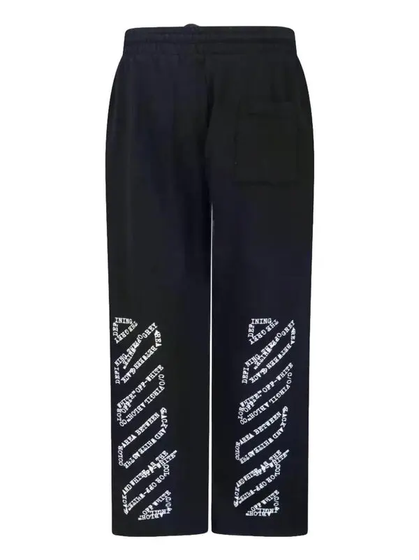 Off-White Logo-print Track Pants - Black